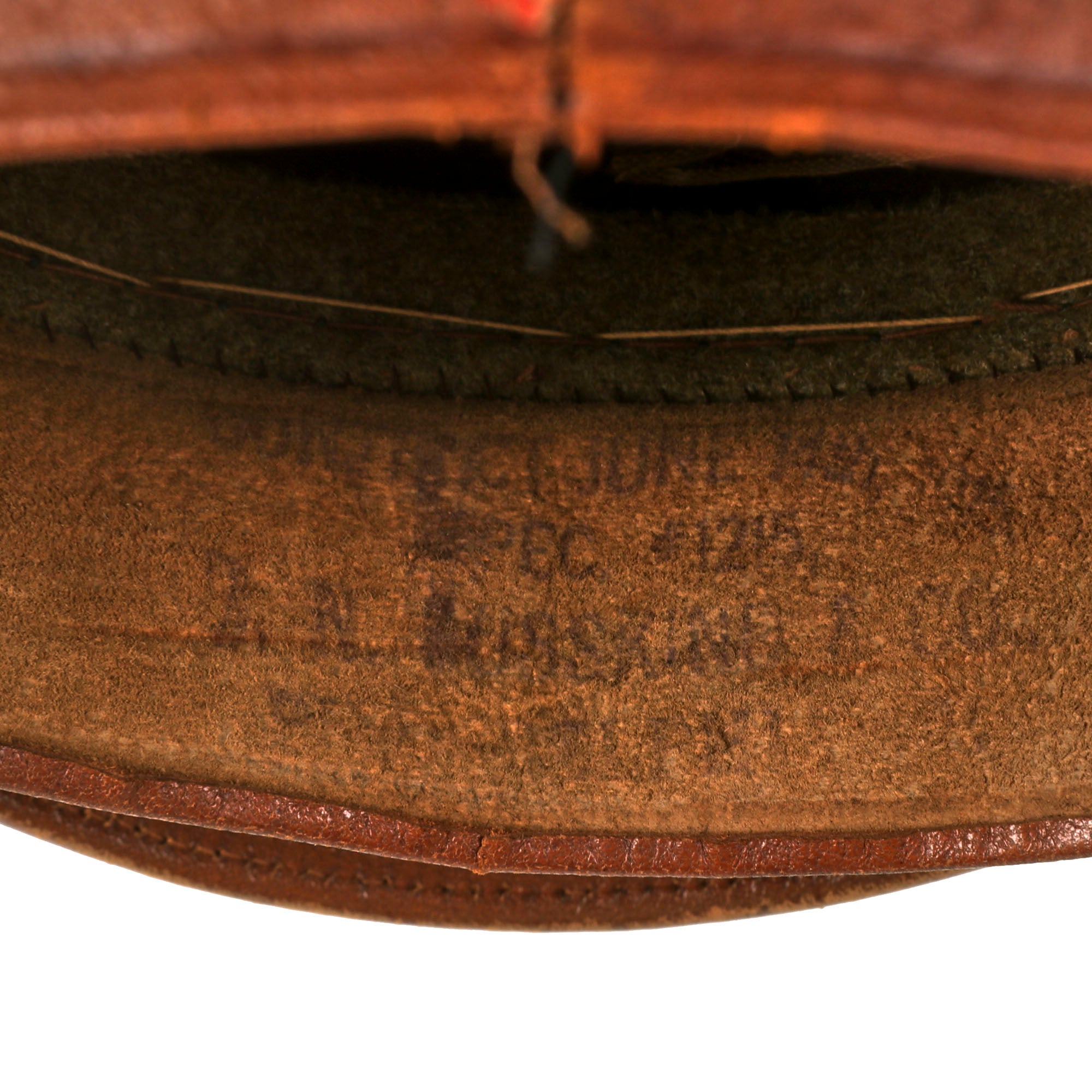 Original U.S. WWI Model 1910 Wool Enlisted Peaked Visor Cap With Uniqu ...