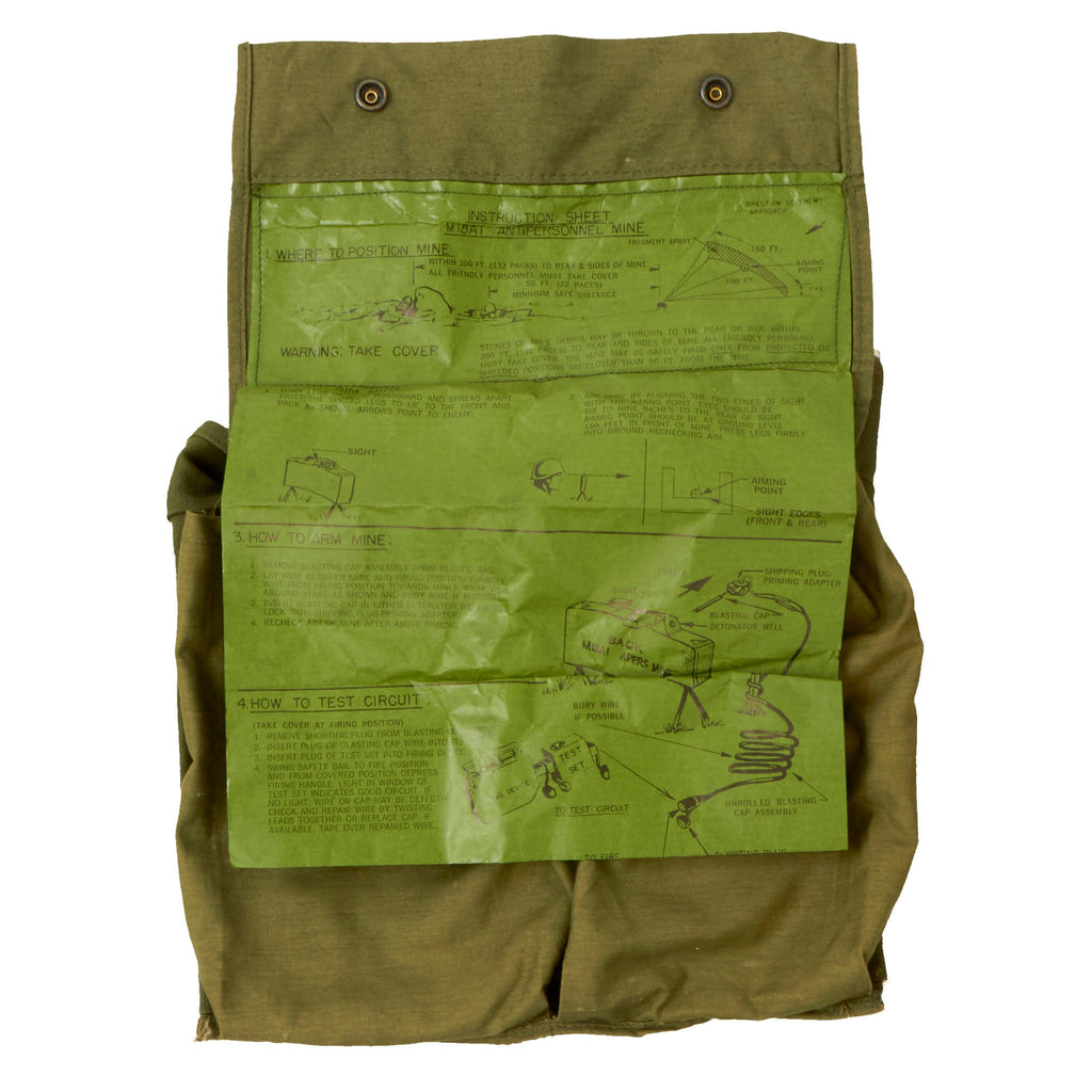 Original U.S. Vietnam War Complete M68 Claymore Mine Training Kit with ...