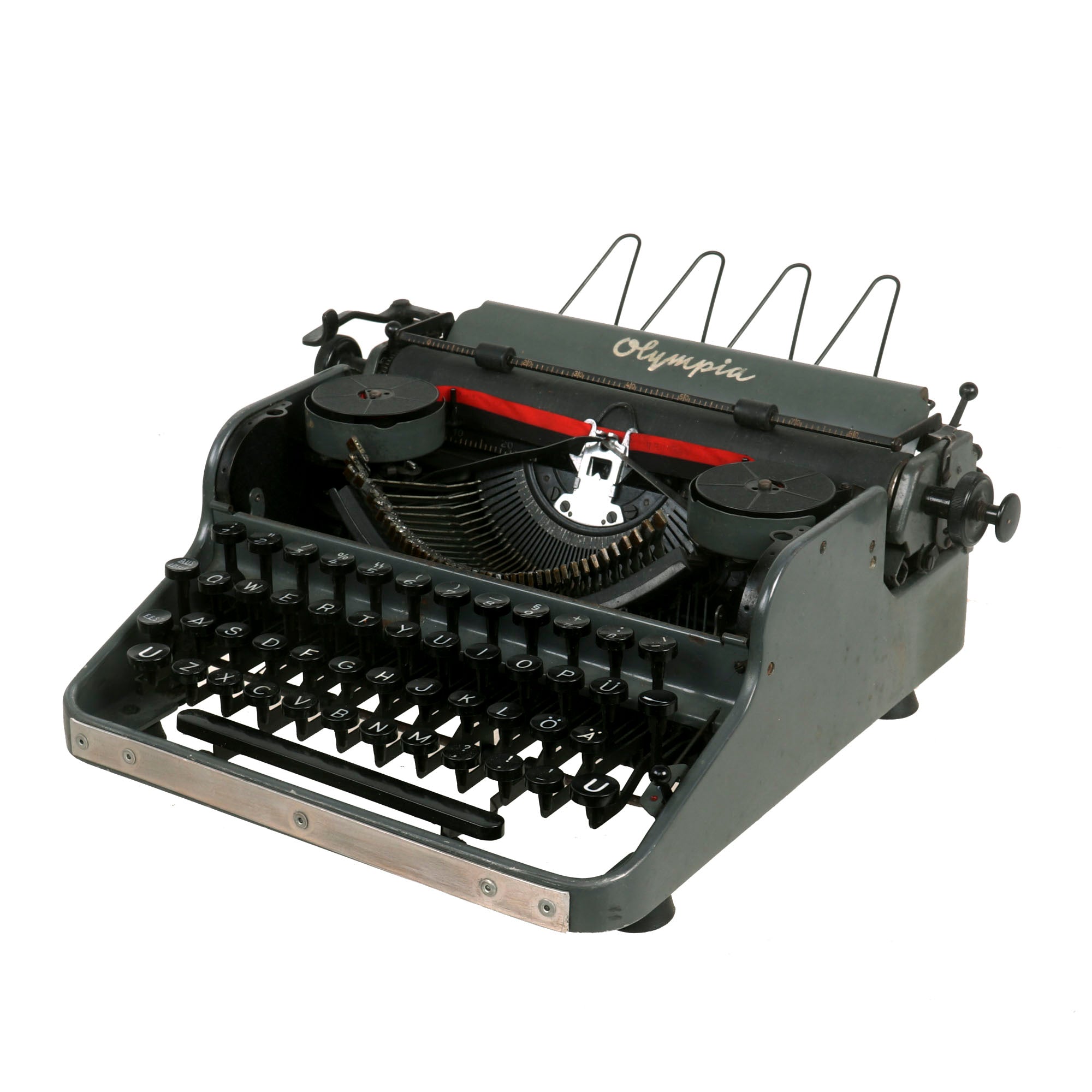 Original German WWII Rare SS Typewriter by Olympia Büromaschinenwerke ...