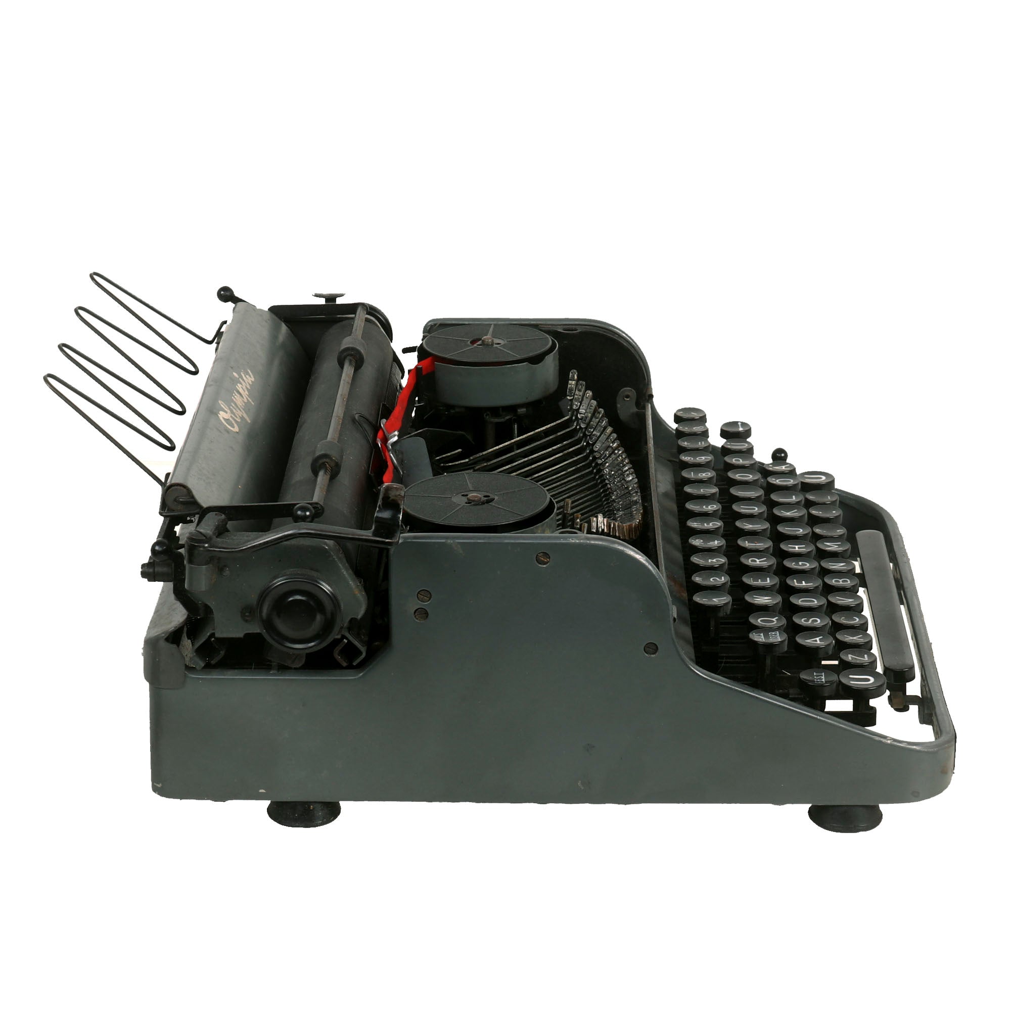 Original German WWII Rare SS Typewriter by Olympia Büromaschinenwerke ...