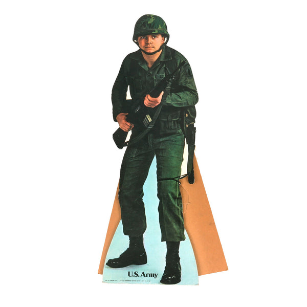 Original U.S. Vietnam War US Army Recruiting Standee Dated 1971 - 24 ...