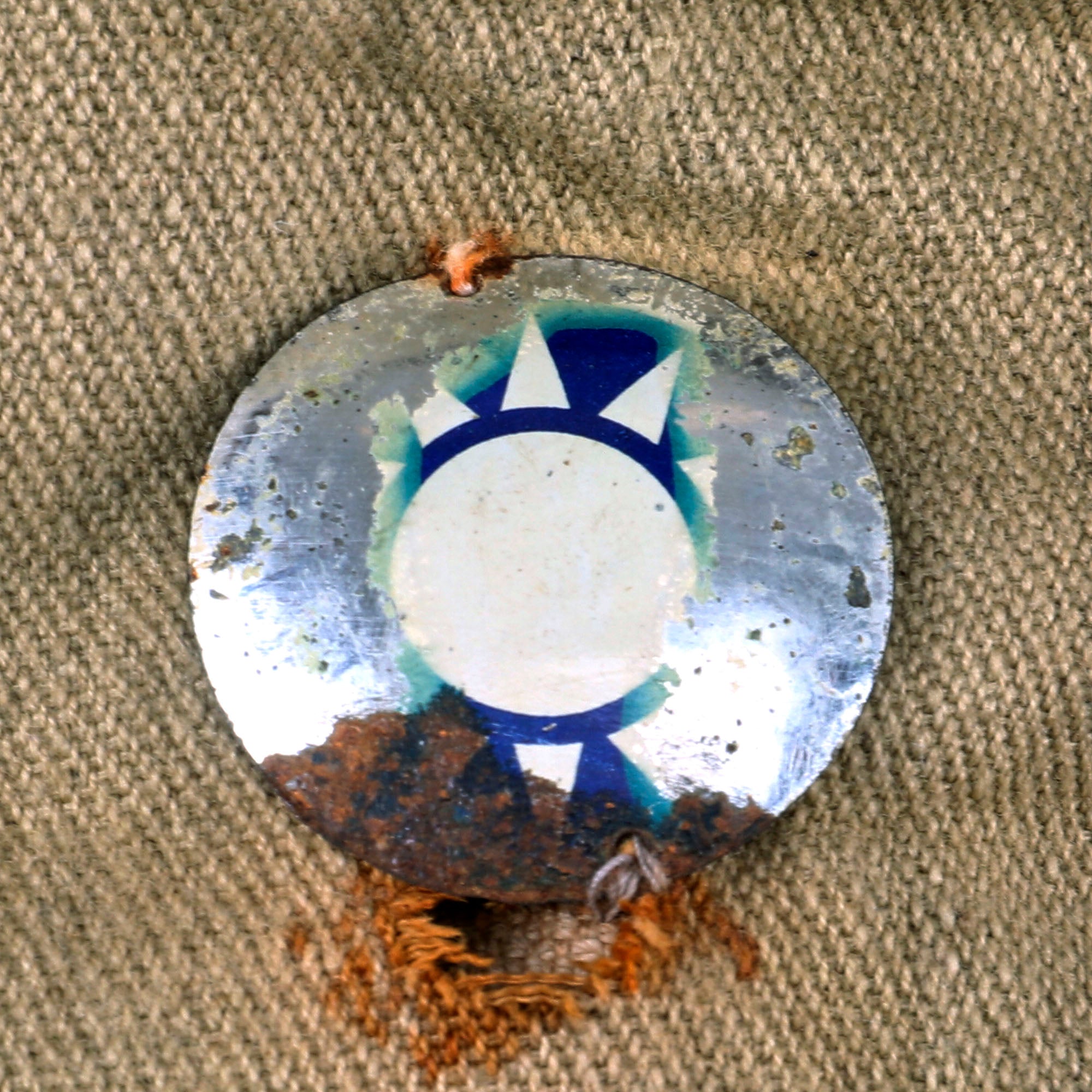 Original WWII Chinese National Revolutionary Army KMT Field Cap with R ...