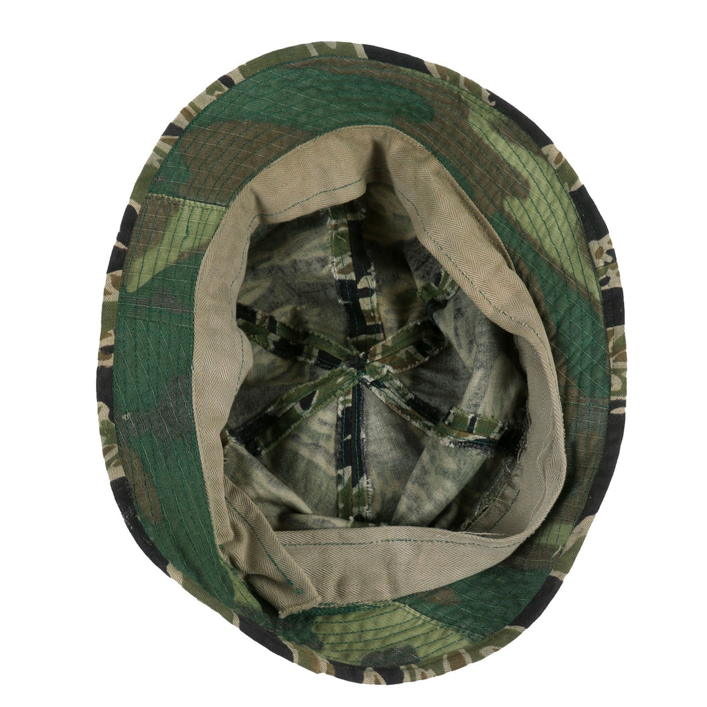 Original U.S. Vietnam War Incountry-Made Tiger Stripe Camouflage Booni ...
