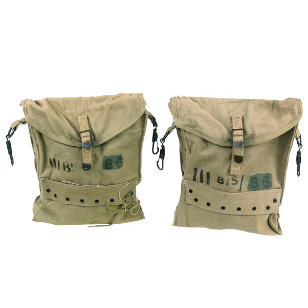 Original U.S. WWII Pair of Medic’s Belt Attachment Bags – International ...