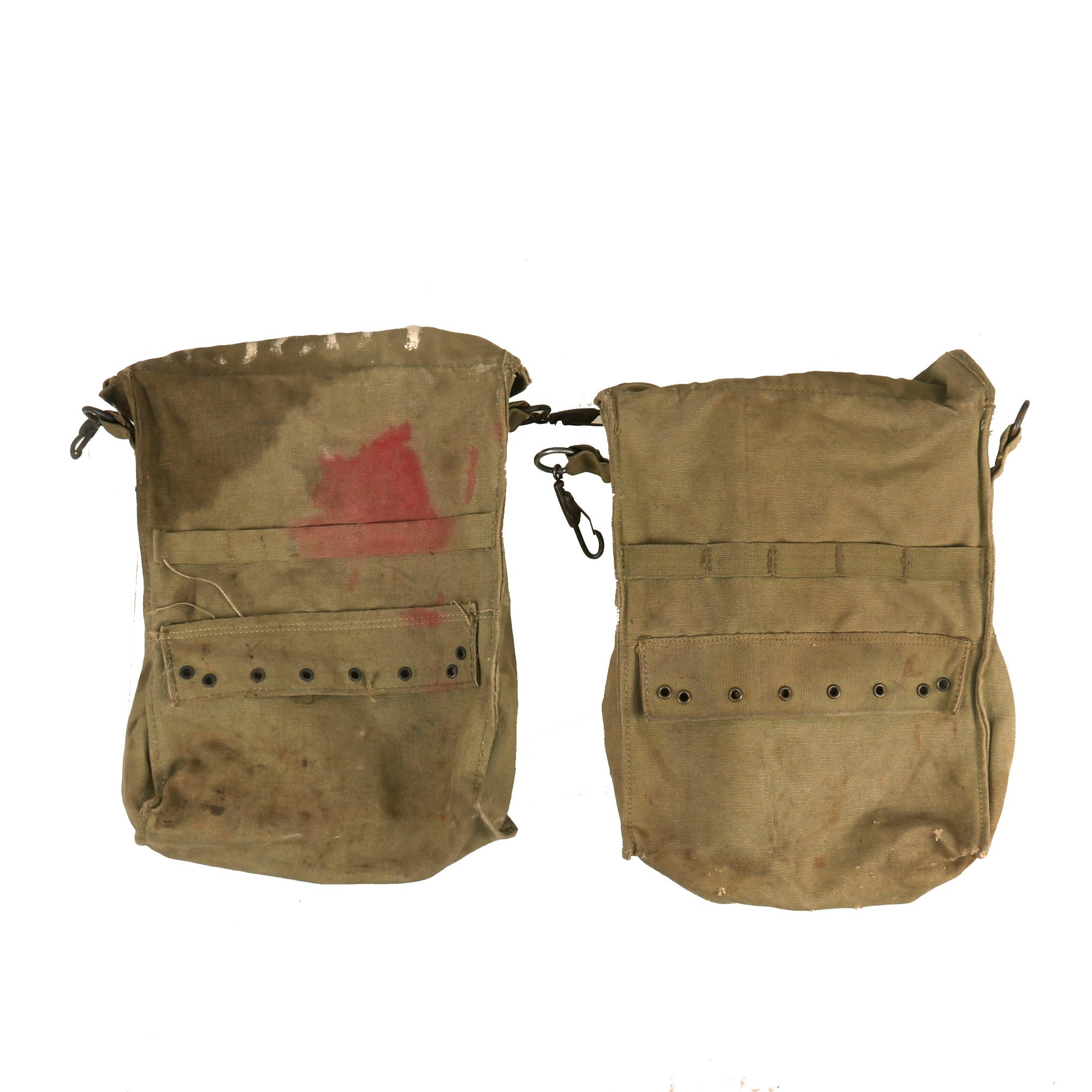 Original U.S. WWII Pair of Medic’s Belt Attachment Bags – International ...