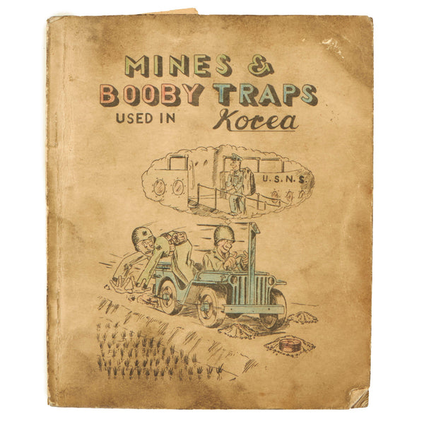 Original U.S. Korean War Mines & Booby Traps Identification Book Print ...