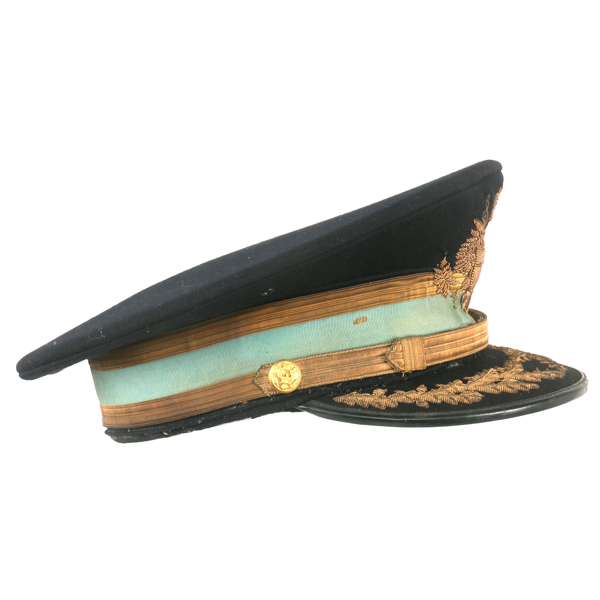 Original U.S. Post-WWI Named M1910 Infantry General Officer’s Visor Ca ...