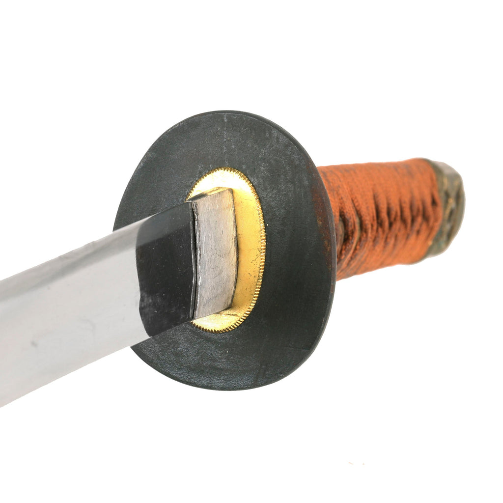 Original WWII Japanese Navy Officer P1937 Kai-Gunto Katana Sword with ...