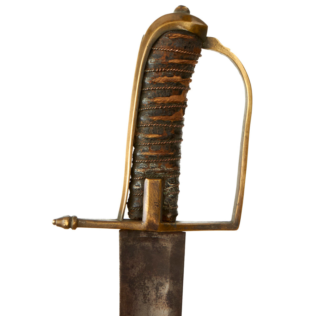 Original American Revolutionary War Era Hessian Hanger Sword with Leat ...