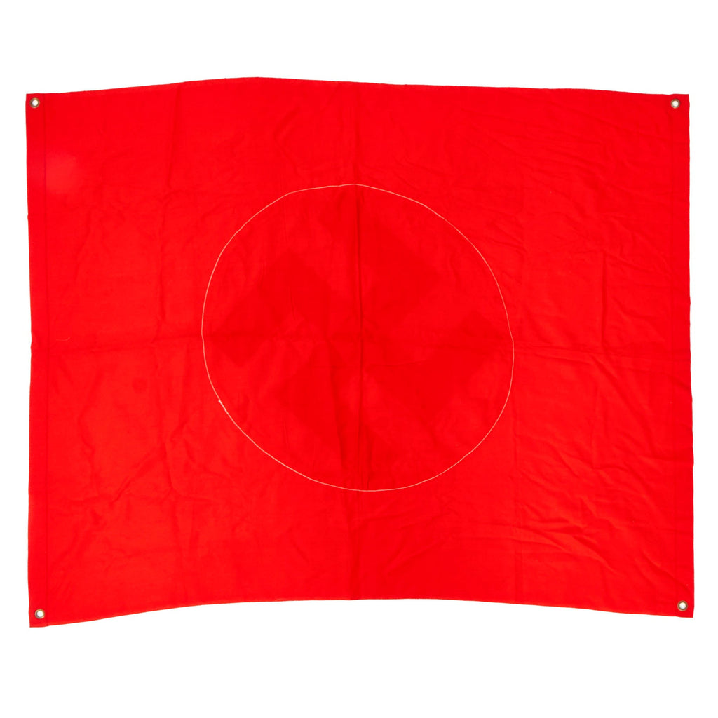 Original German WWII Panzer Tank & Vehicle Identification Flag - 32" x ...