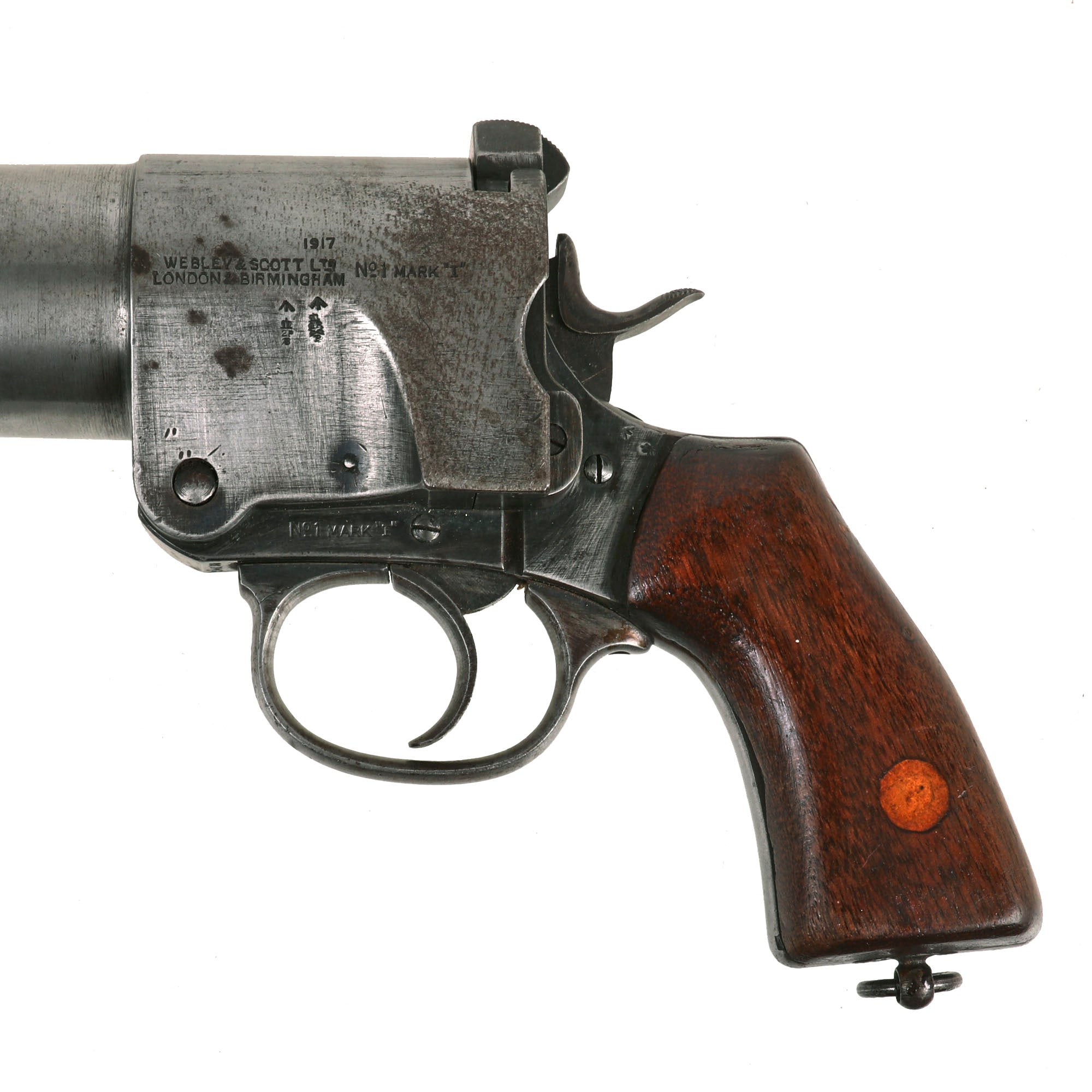 Original British WWI Webley & Scott 1917 Dated No.1 Mk.I Signal Flare ...