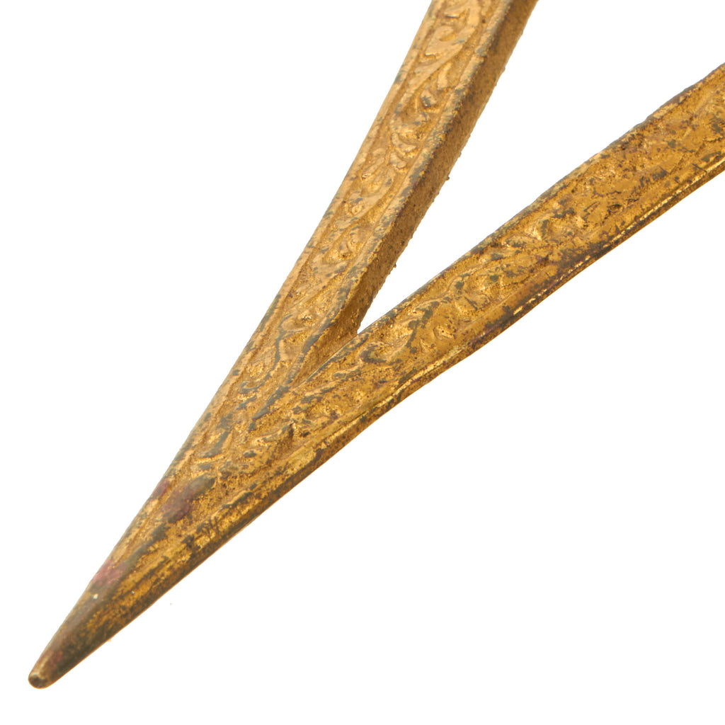 Original Italian WWII Italian House of Savoy Cast Brass Flag Pole Topp ...