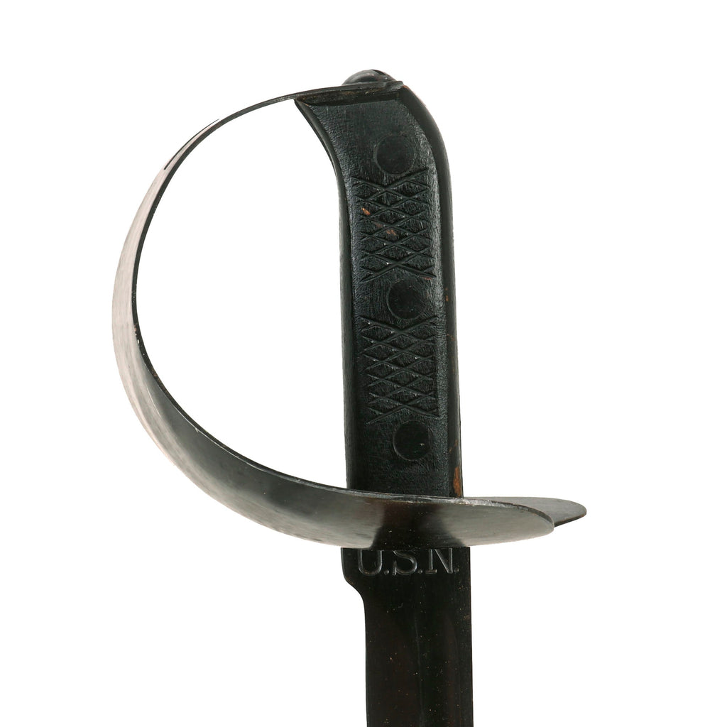 Original Rare U.S. WWI Navy M1917 Cutlass with Original Leather Scabba ...