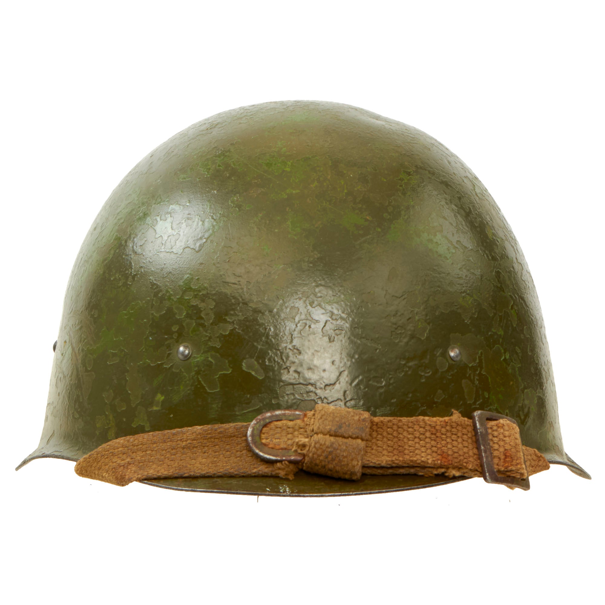 Original WWII Russian Soviet SSh-40 Steel Combat Helmet Complete with ...