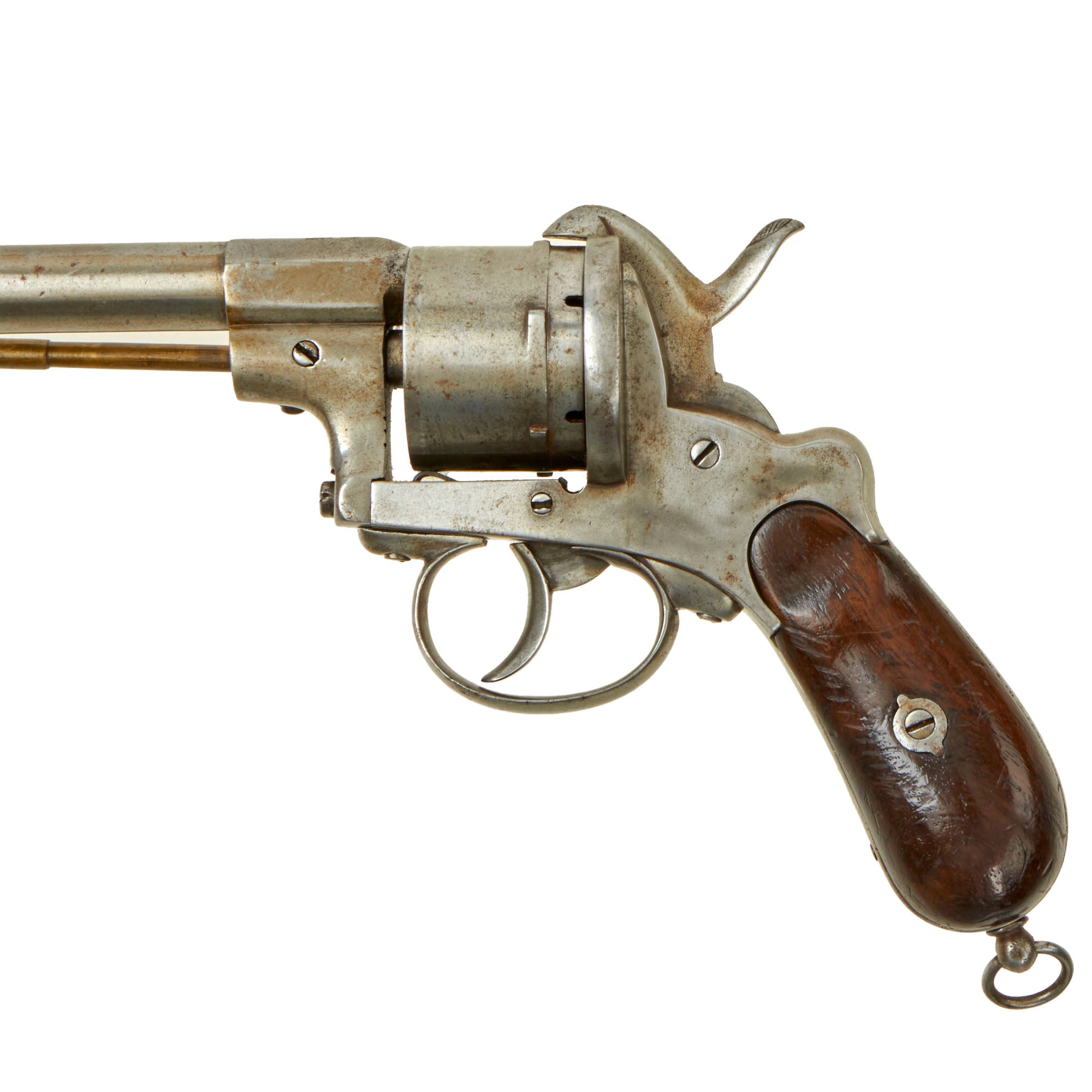 Original Belgian 11mm Pinfire Double Action Revolver Retailed by Eduar ...