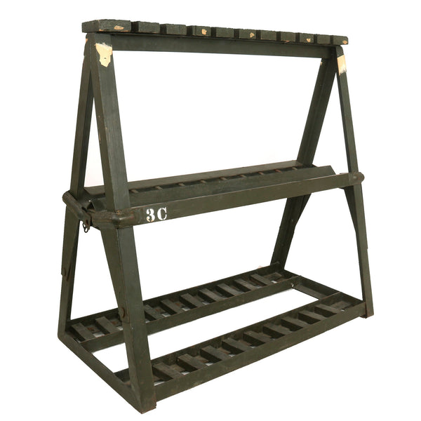 Original U.S. WWII M1 Carbine 20-Carbine Rack - Rack, Small Arms Stora ...