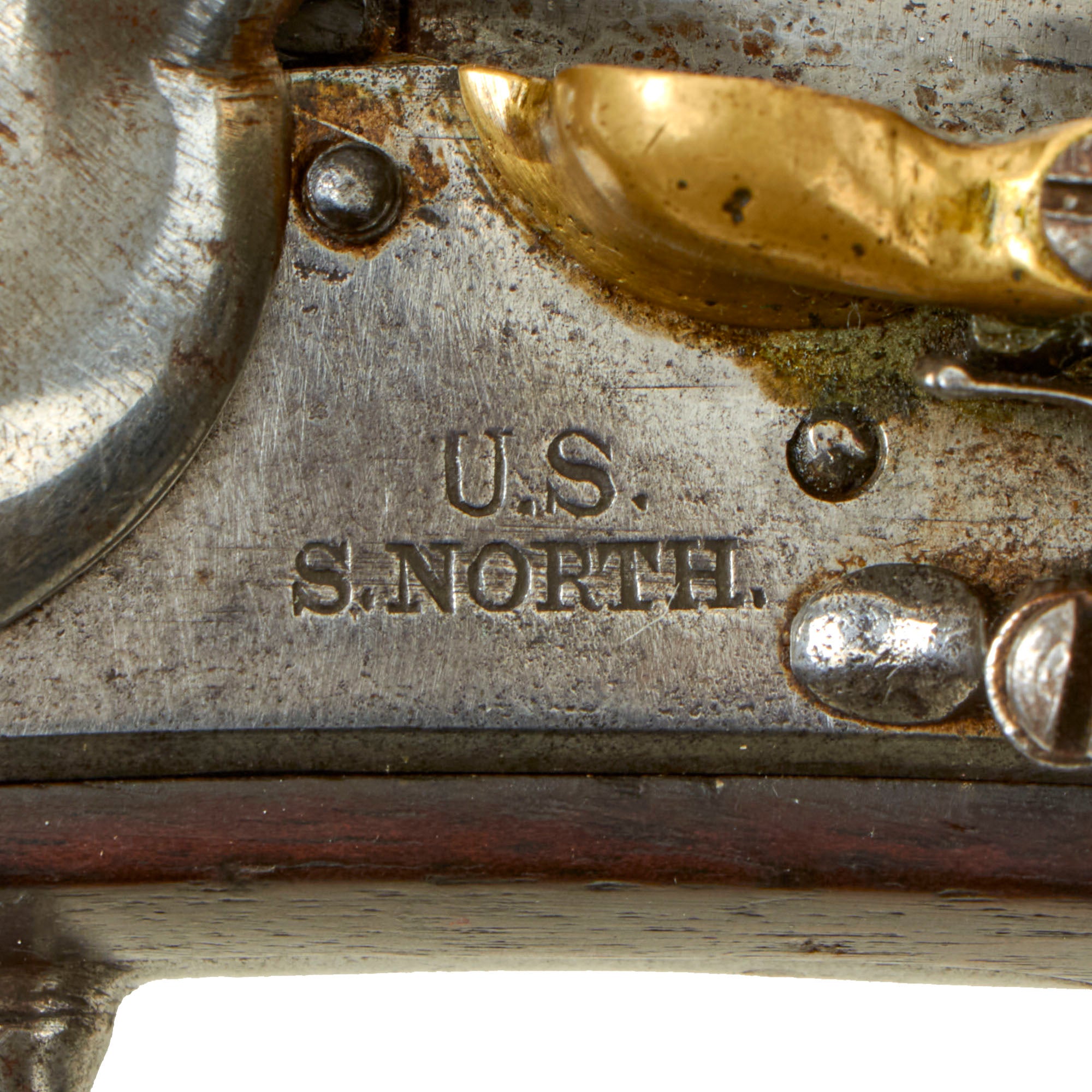 Original Rare Unconverted U.S. Model 1826 Flintlock Navy Belt Pistol b ...