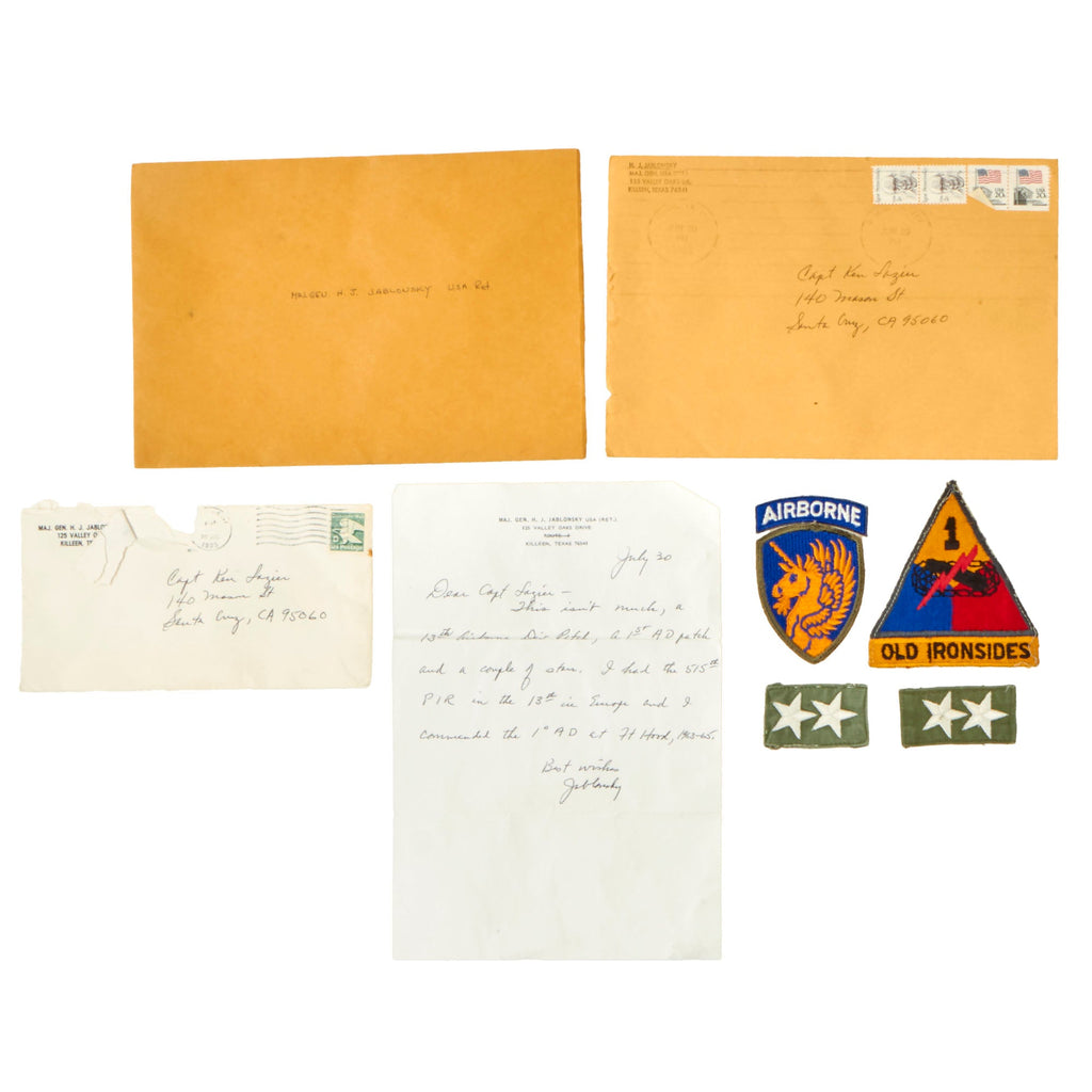 Original U.S. Vietnam War U.S Army General Harvey Jablonsky Major Gene ...