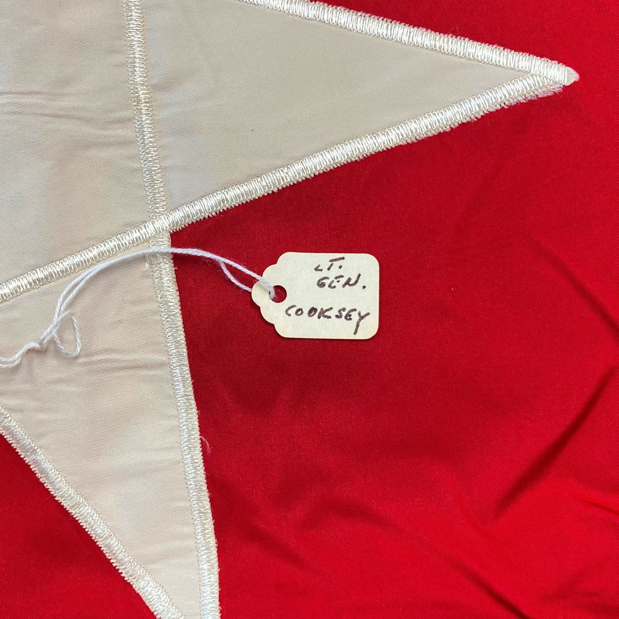 Original U.S. Vietnam War General Howard Cooksey’s Major General’s Fla ...