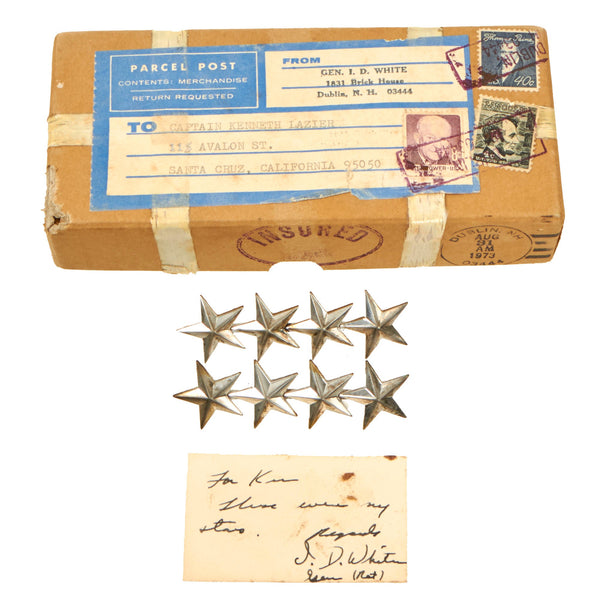 Original U.S. WWII “Mr. Armor” General Isaac D. White General’s Stars ...