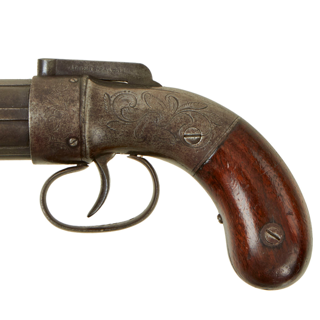 Original U.S. Allen & Thurber of Worcester 1837 Patent .31cal Percussi ...