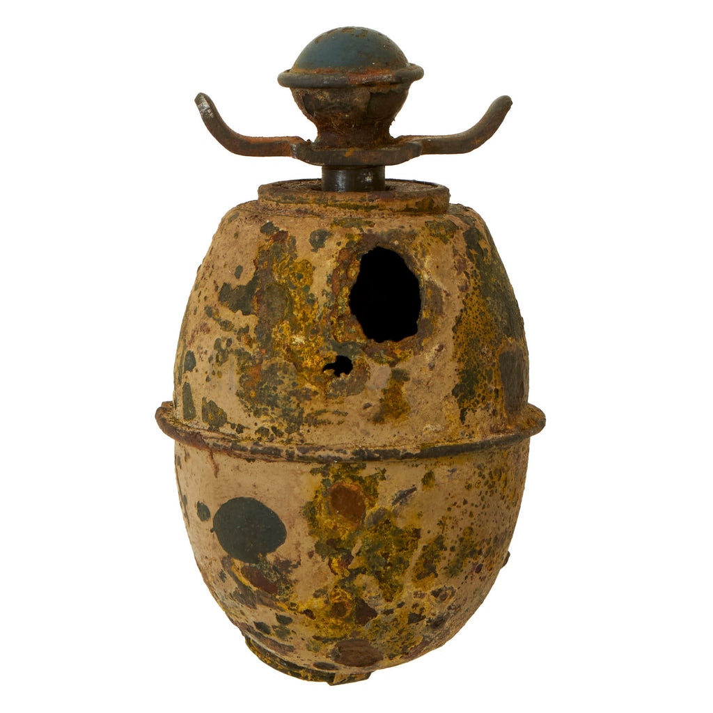 Original German WWII Relic Model 39 Egg Hand Grenade with Original Fuz ...