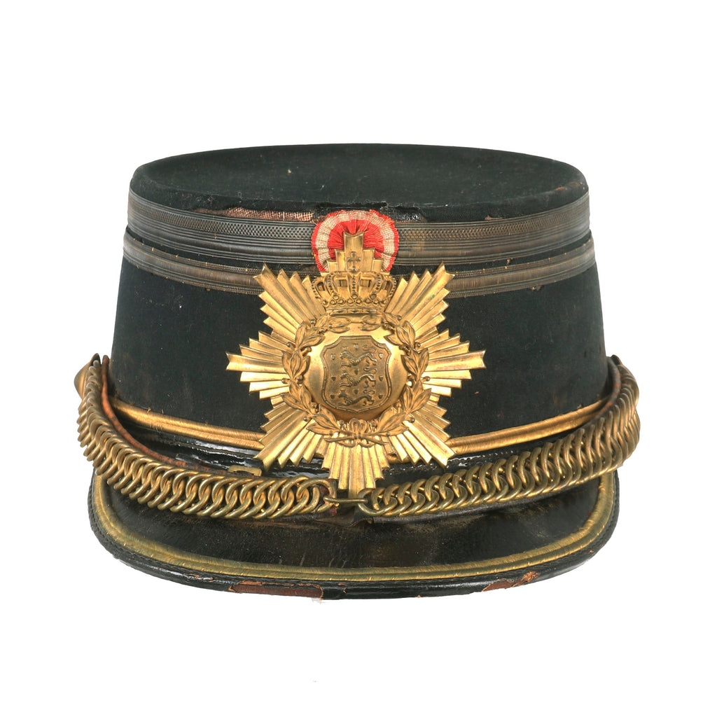 Original Danish 19th Century Named Officer Shako by Seifert & Norgaaro ...