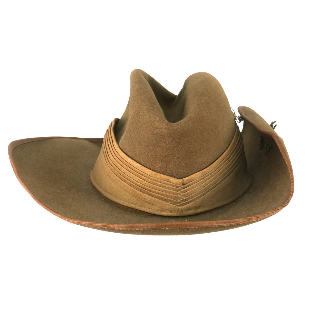 Original WWII Australian Slouch Hat with Correct WWII Badge ...