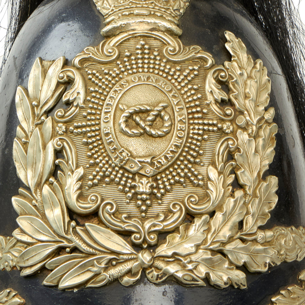 Original British Victorian P-1847 Dragoon Style “Albert” Helmet for Th ...