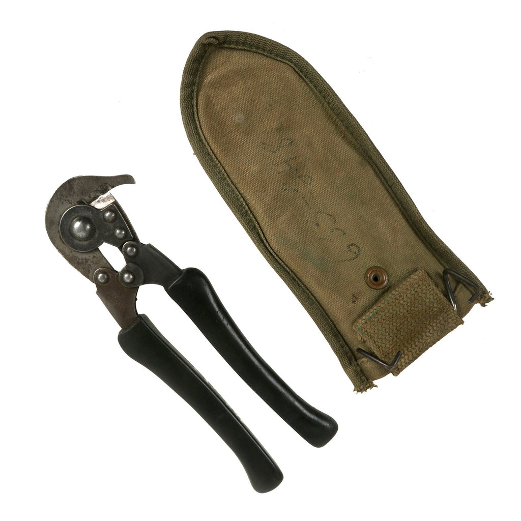 Original U.S. WWII Era M-1938 Wire Cutters With USMC Pattern Canvas Ca ...