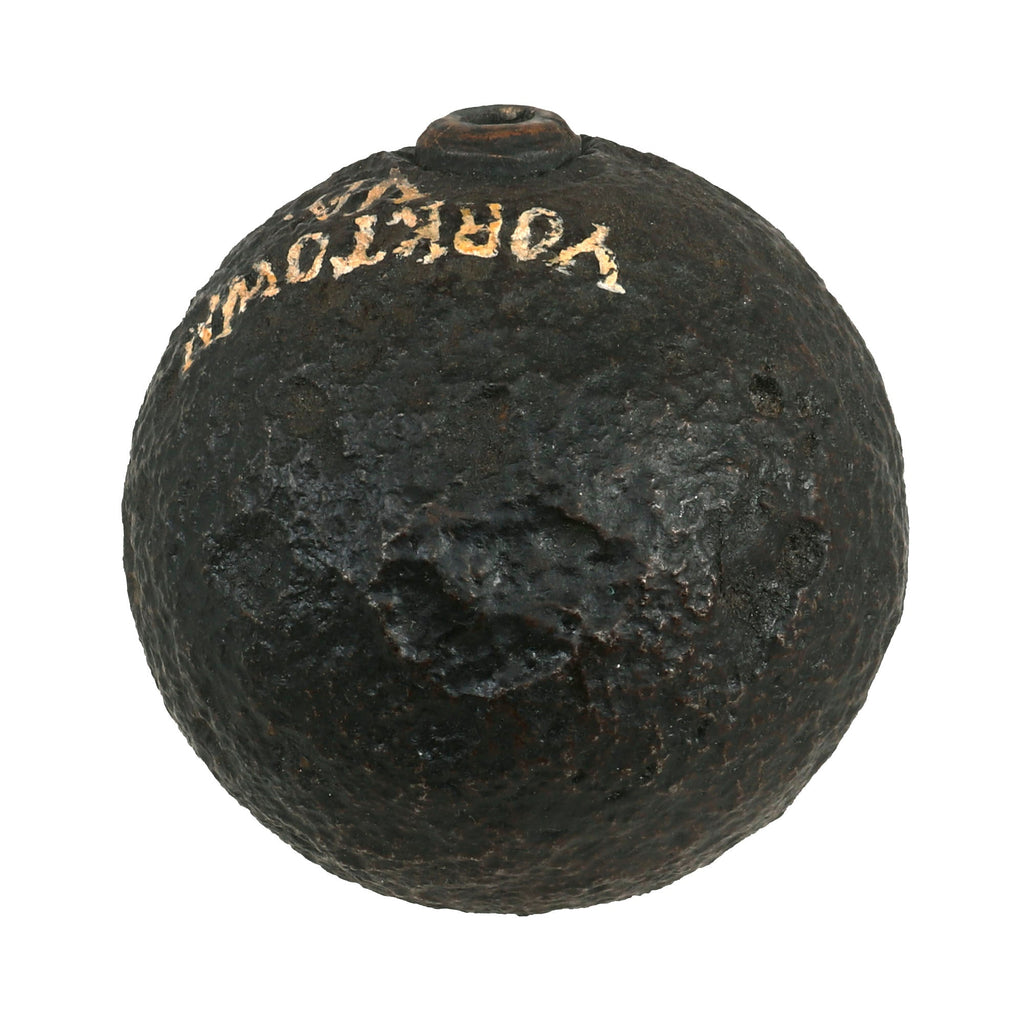 Original U.S. Revolutionary War Era Early inert Ball Hand Grenade Exca ...