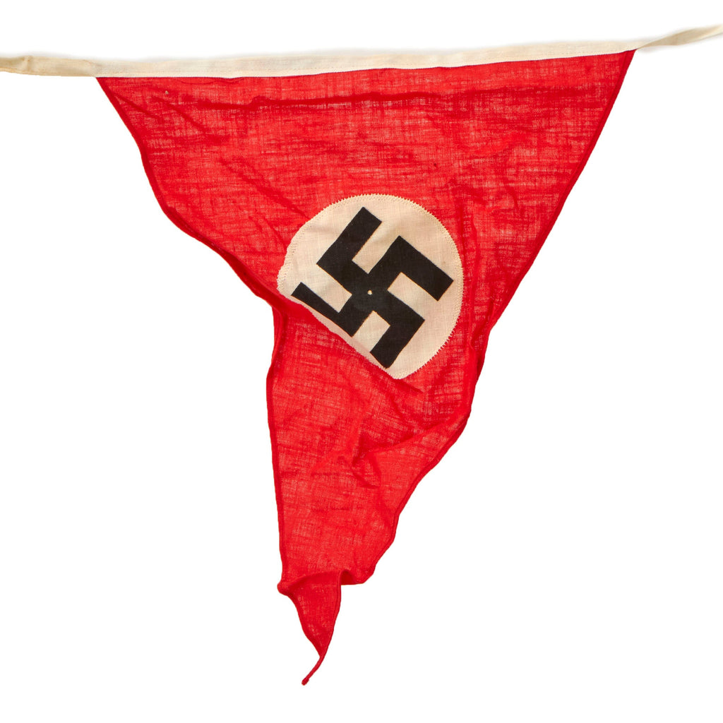 Original German WWII NSDAP National Political Eight Pennant Strand Ban ...