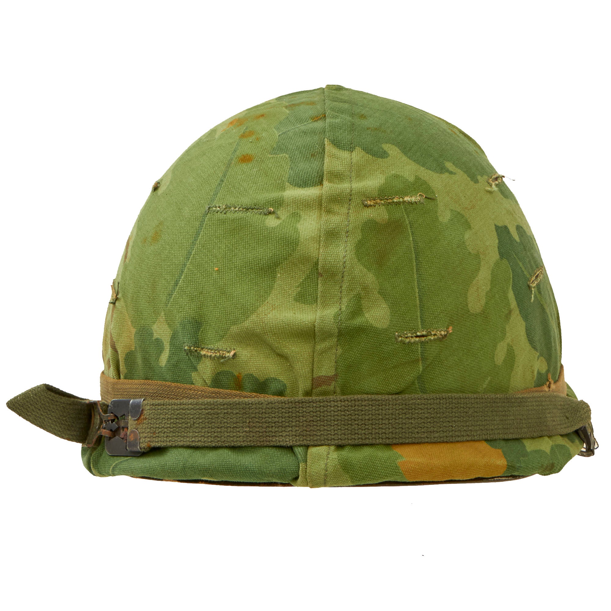 Original U.S. Vietnam War M1 Helmet with Early 1964 Dated Camouflage C ...