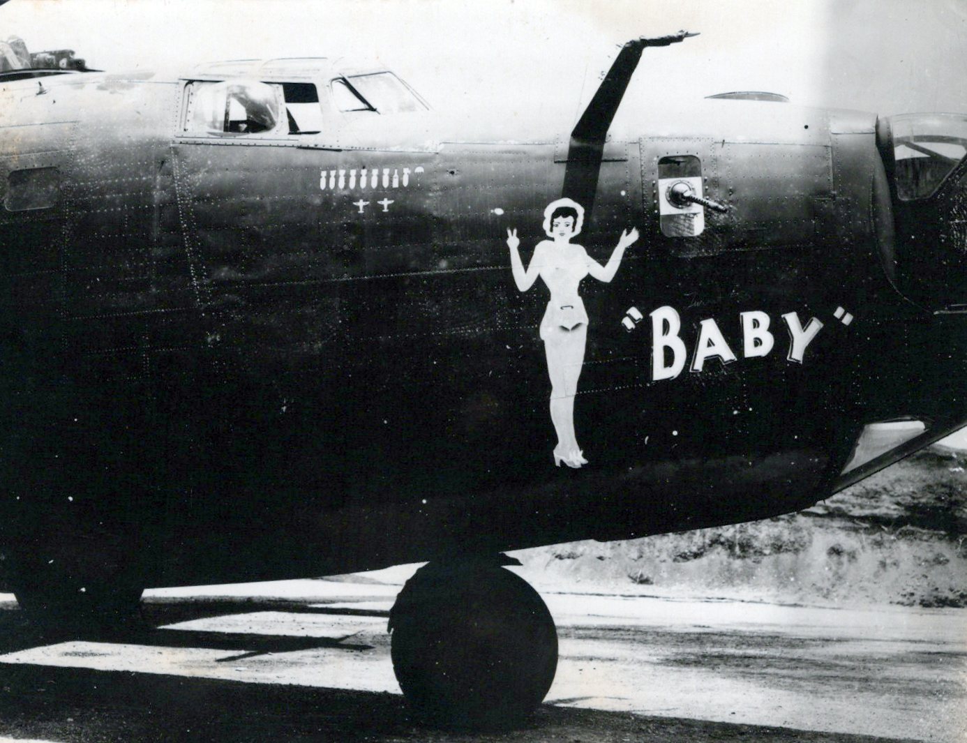 Original U.S. WWII B-17 B-24 Bomber & Fighter Aircraft Nose Art Photog – International Military ...