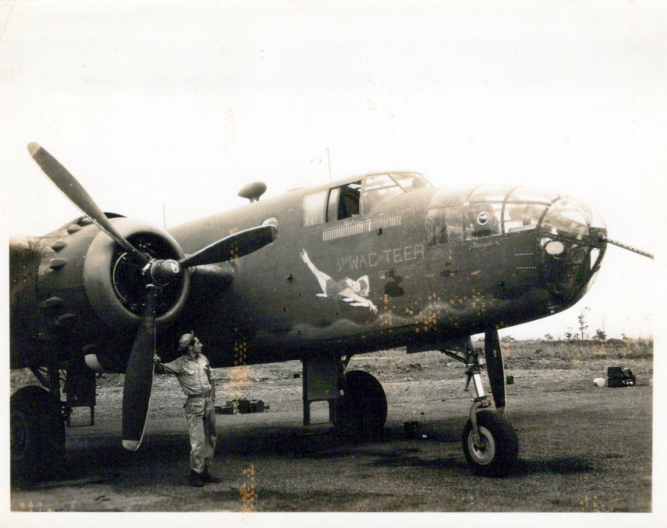 Original U.S. WWII B-17, B-24, & Other Bomber Aircraft Nose Art Photog – International Military ...
