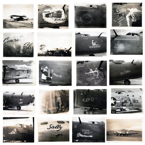 Original U.S. WWII B-17 B-24 Bomber Aircraft Nose Art Photograph Colle – International Military ...