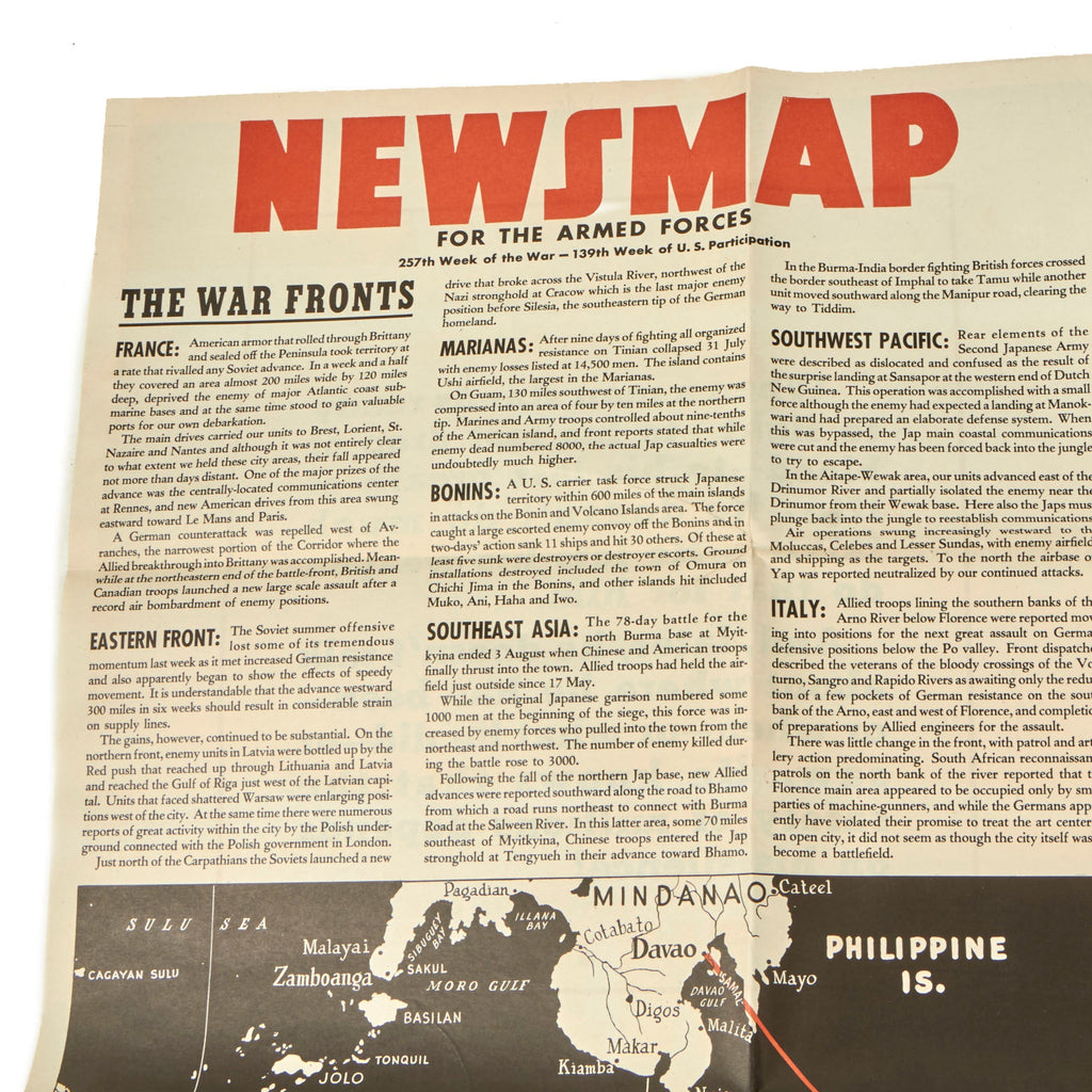 Original U.S. WWII National Security Newsmap Poster “Let THIS Do Your ...