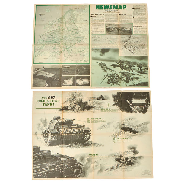 Original U.S. WWII Double Sided Army Orientation Course “You CAN CRACK ...