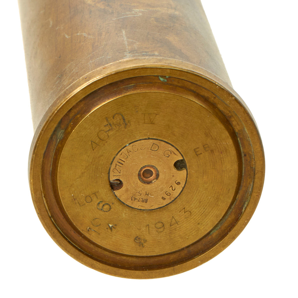 Original U.S. WWII British Inert Bofors 40mm Gun Round - Dated 1943 ...