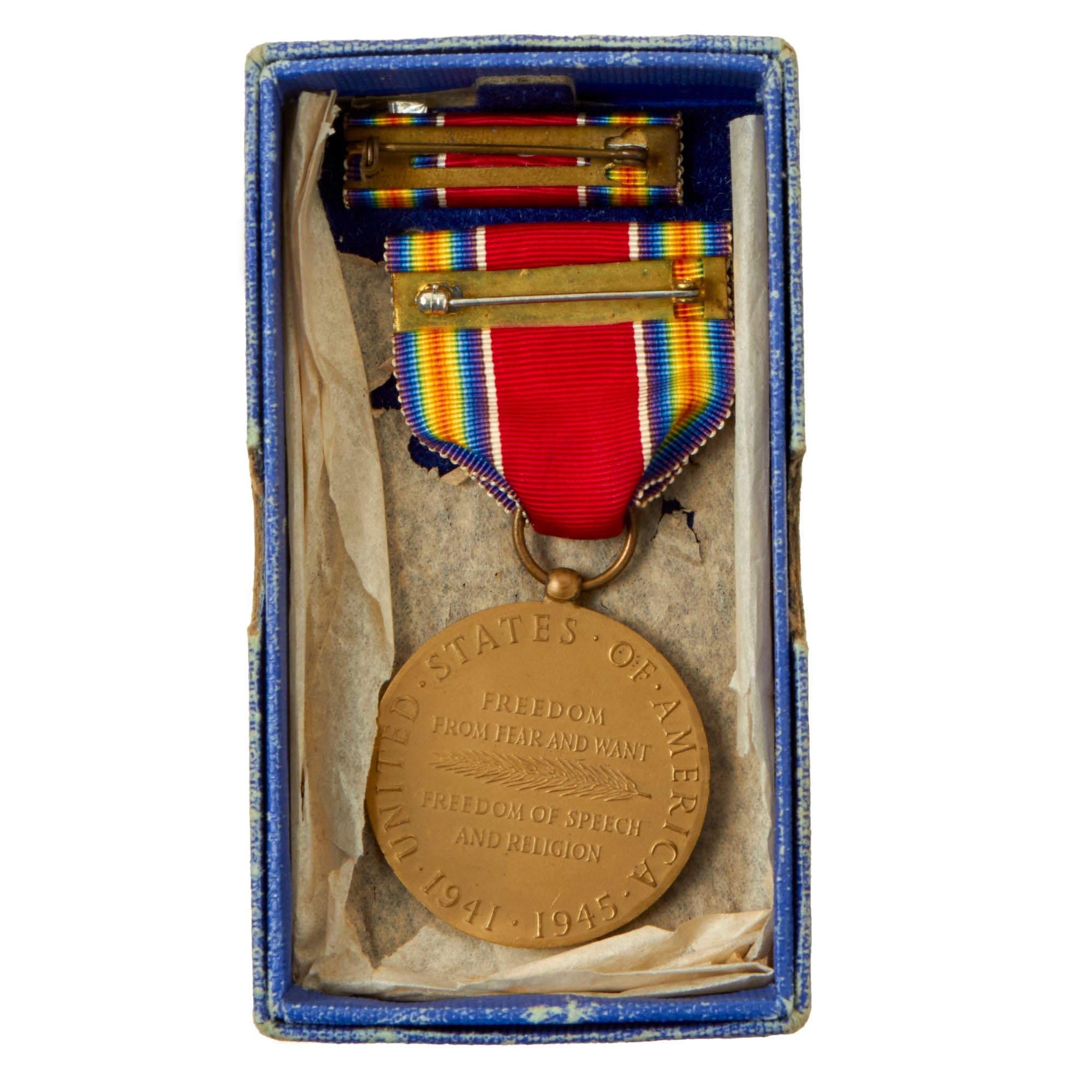 Original U.S. WWI WWII To Present Era Military Medal Lot - 28 Pieces T ...
