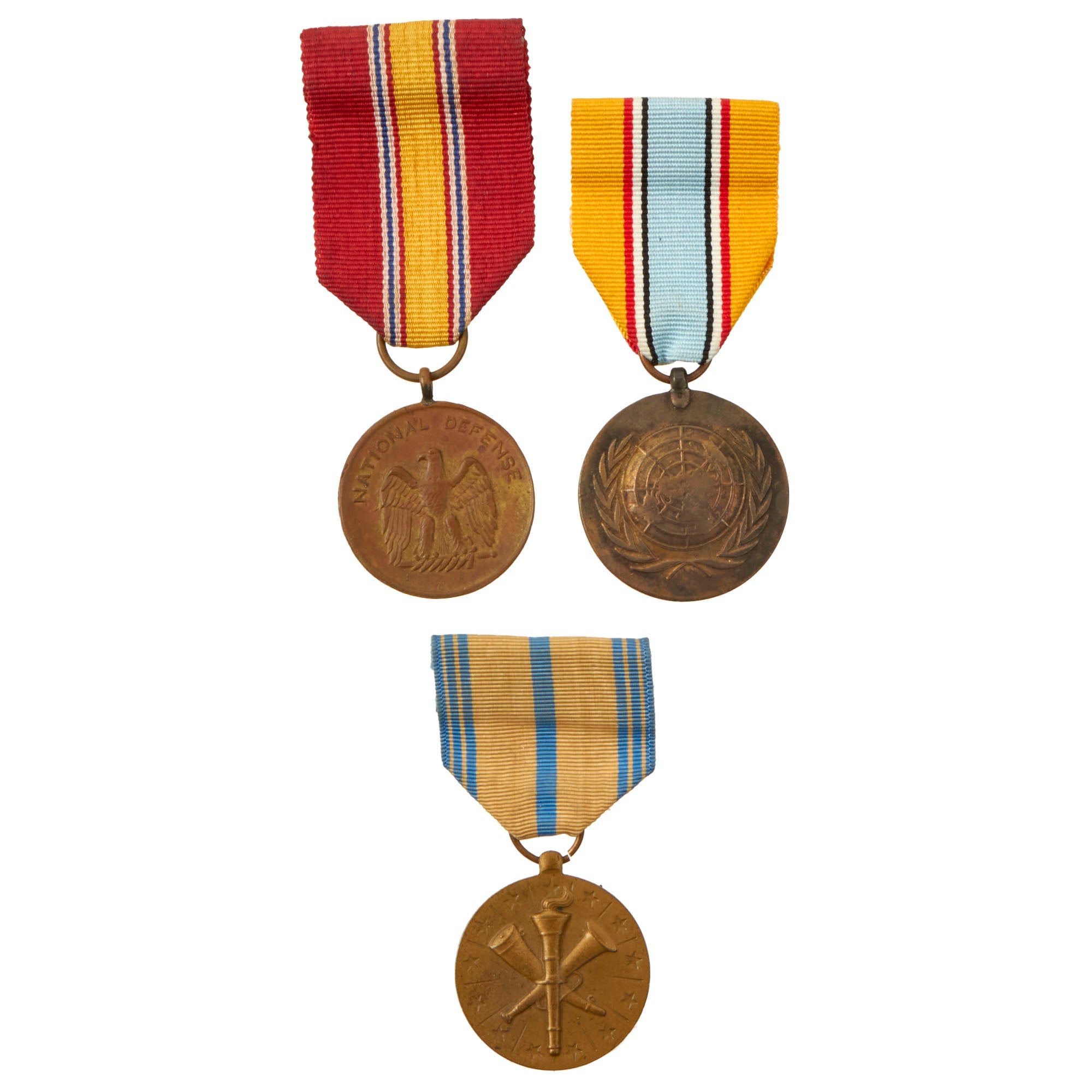 Original U.S. WWI WWII To Present Era Military Medal Lot - 28 Pieces T ...