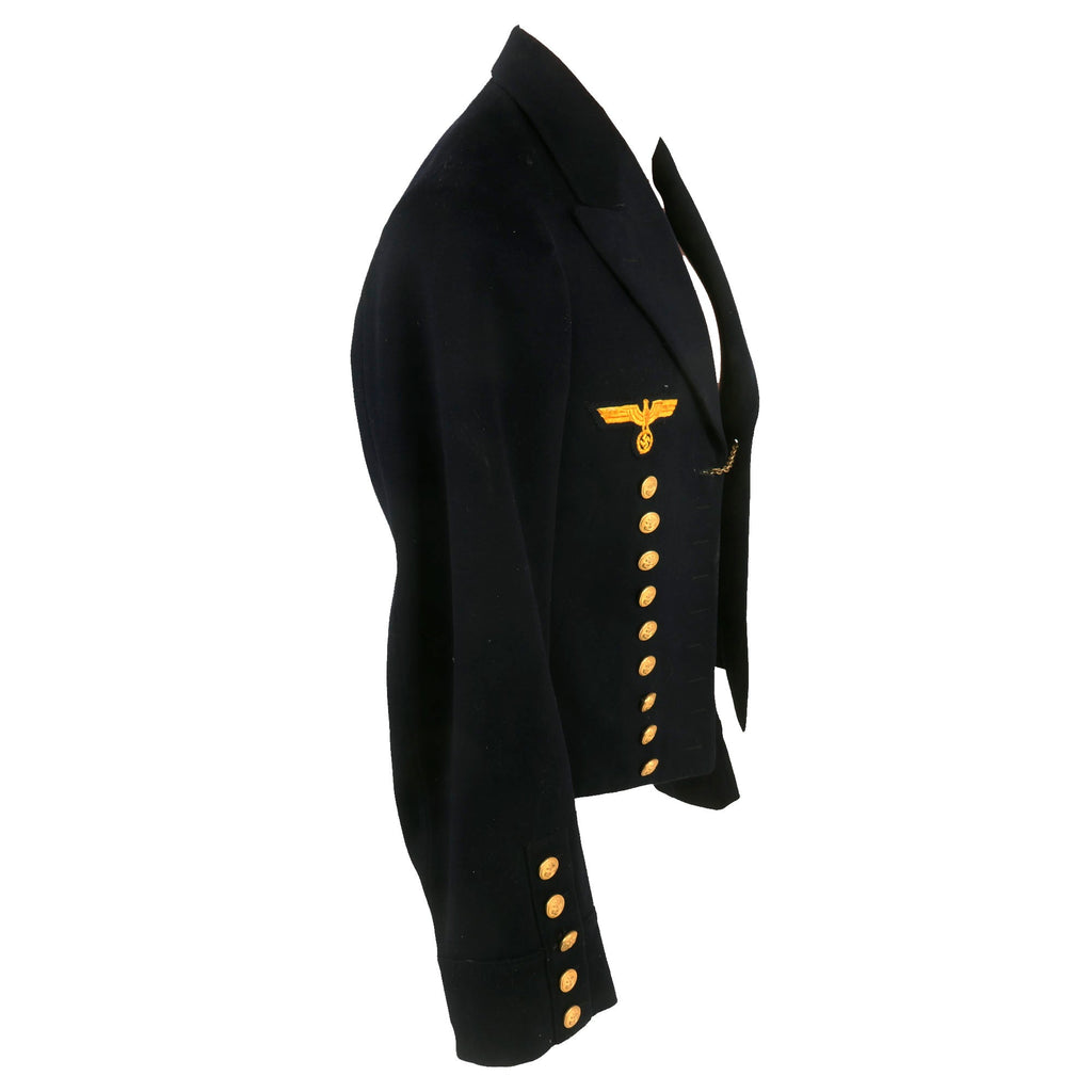 Original German WWII Kriegsmarine Evening Dress Reefer Jacket with Vest ...