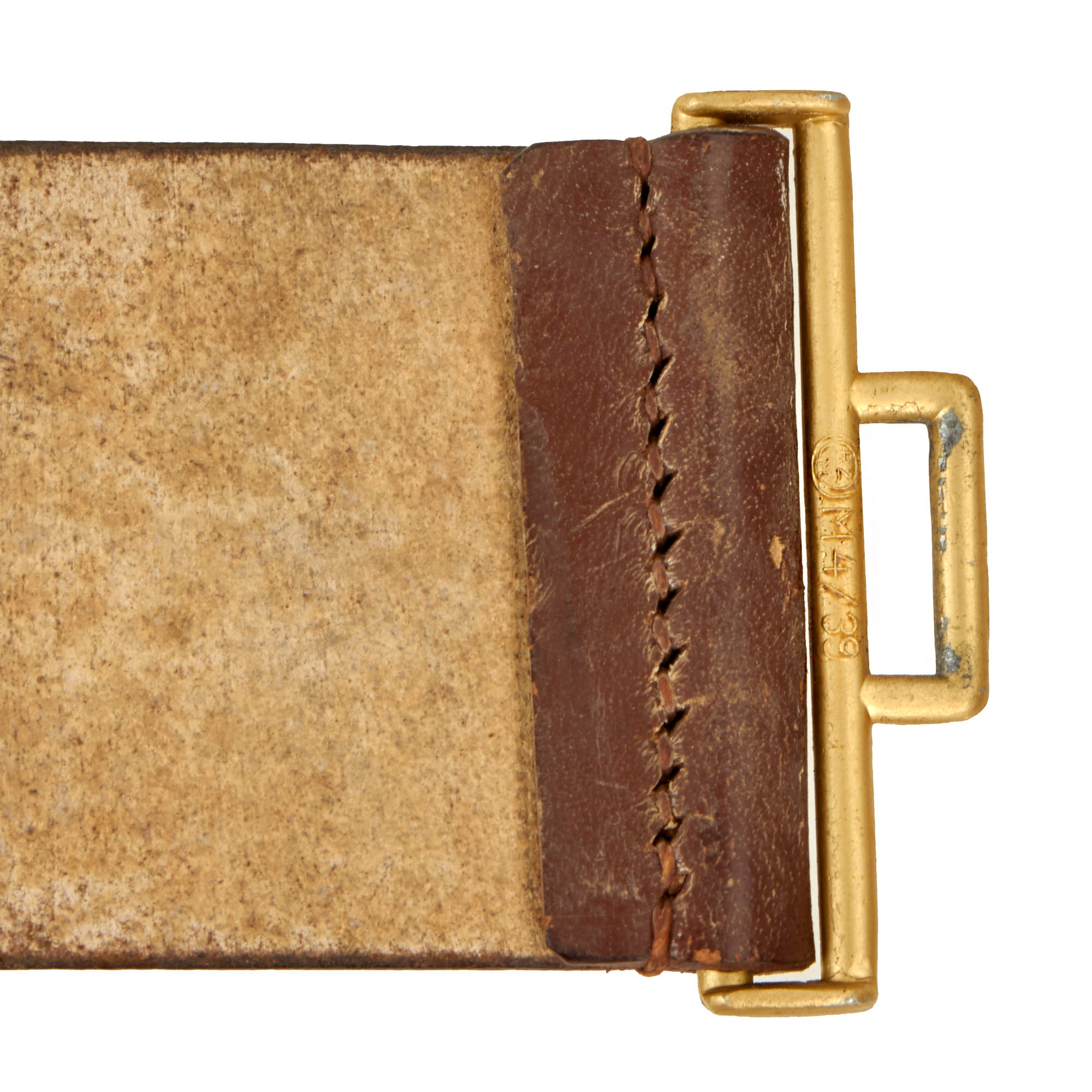 Original German WWII NSDAP Leader Leather Belt with Aluminum Belt Buck ...