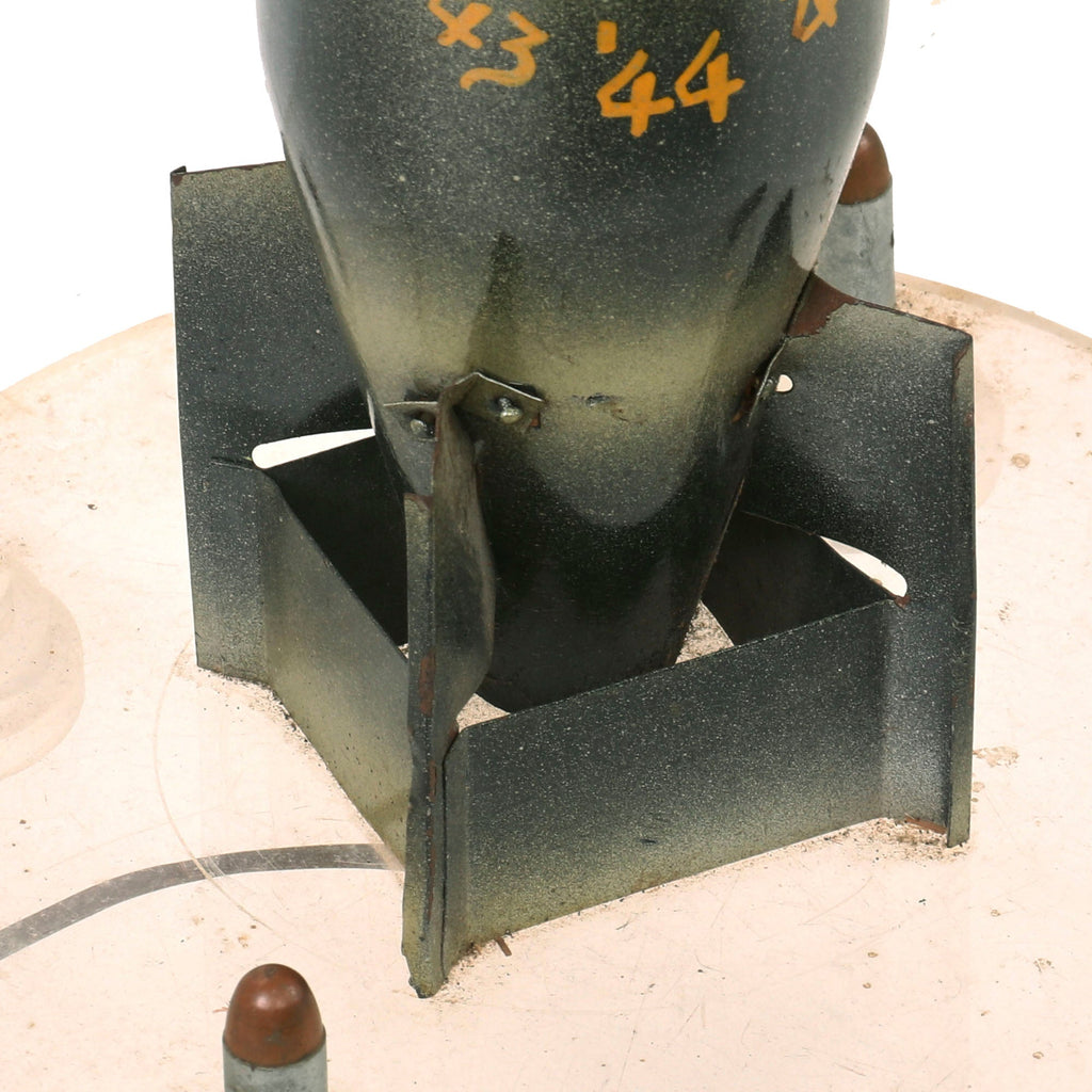 Original U.S. WWII 8th Air Force Inert Aerial Bomb Trench Art Lamp wit ...