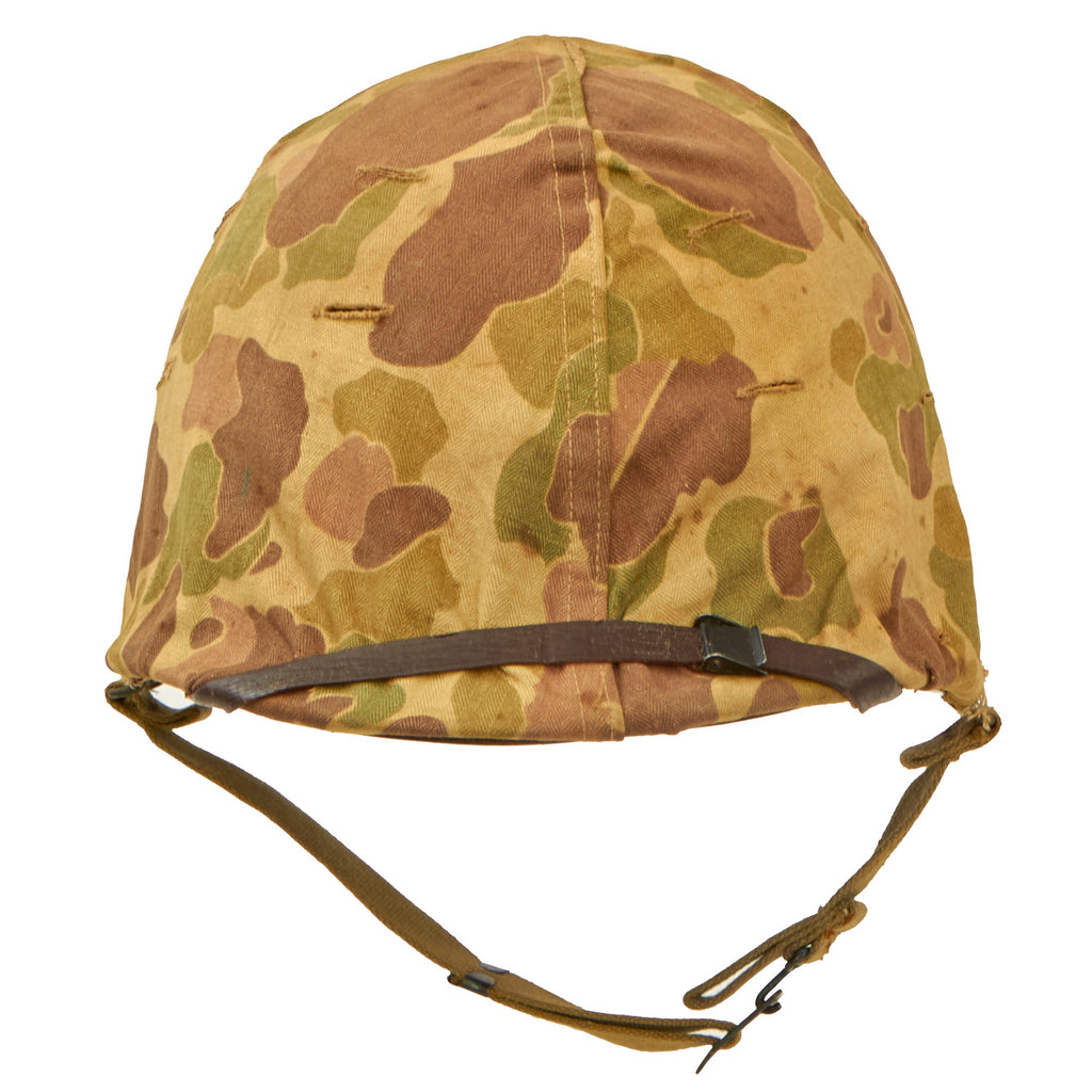 Original U.S. WWII USMC M1 Helmet Complete with Westinghouse Liner and ...