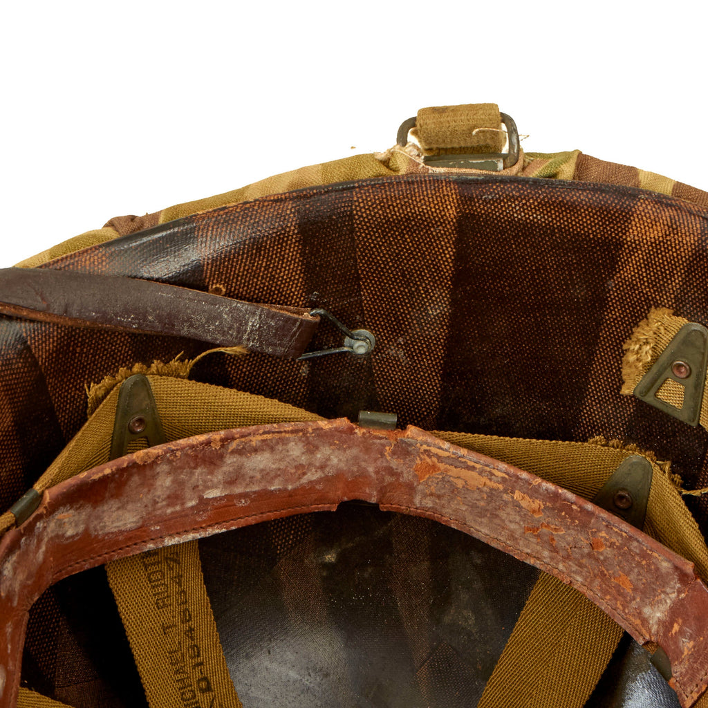 Original U.S. WWII USMC M1 Helmet Complete with Westinghouse Liner and ...
