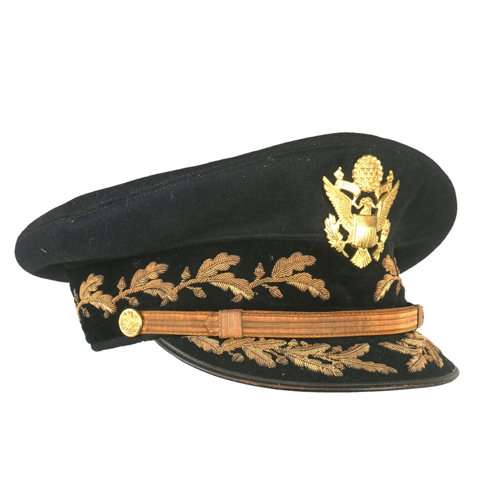 Original U.S. WWII Korean War General’s Visor Cap by Luxenberg Named t ...