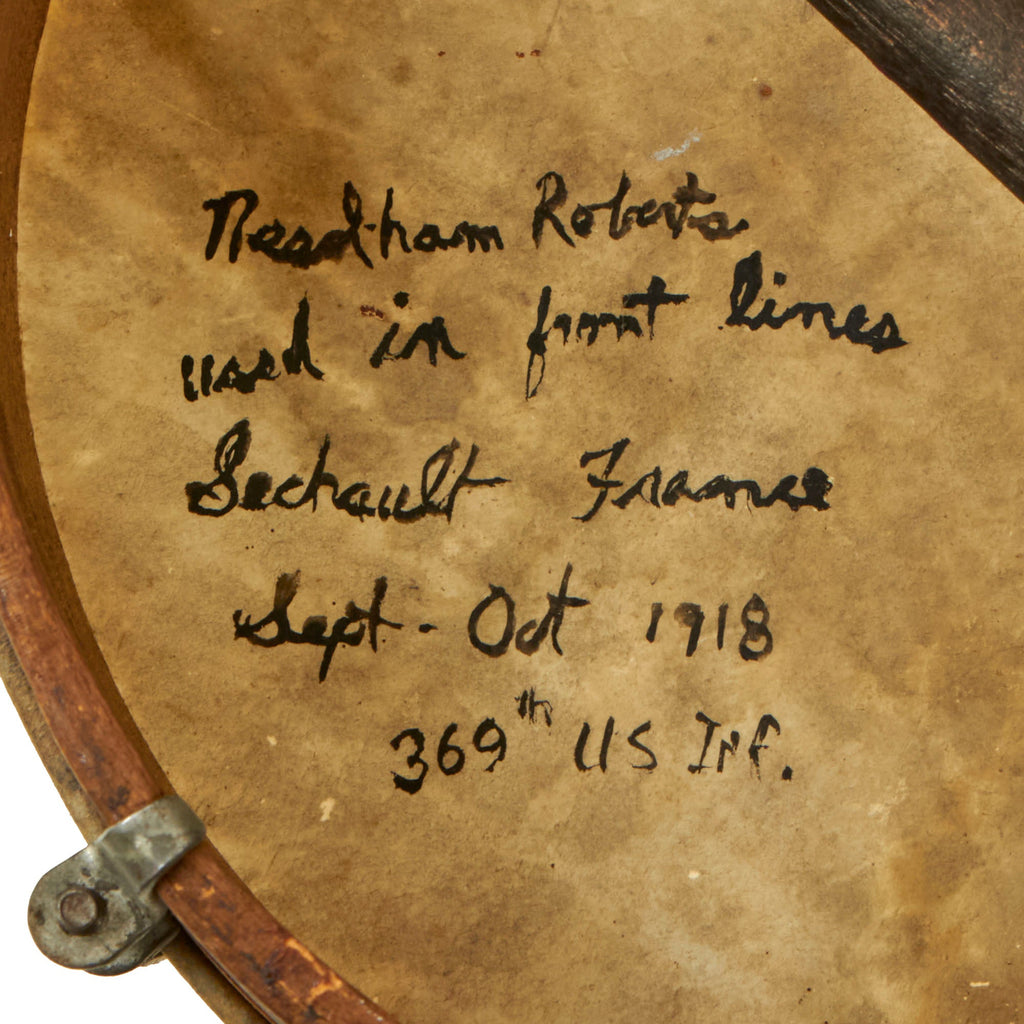 Original U.S. WWI Harlem Hellfighters 369th Infantry Regiment Named Ba ...