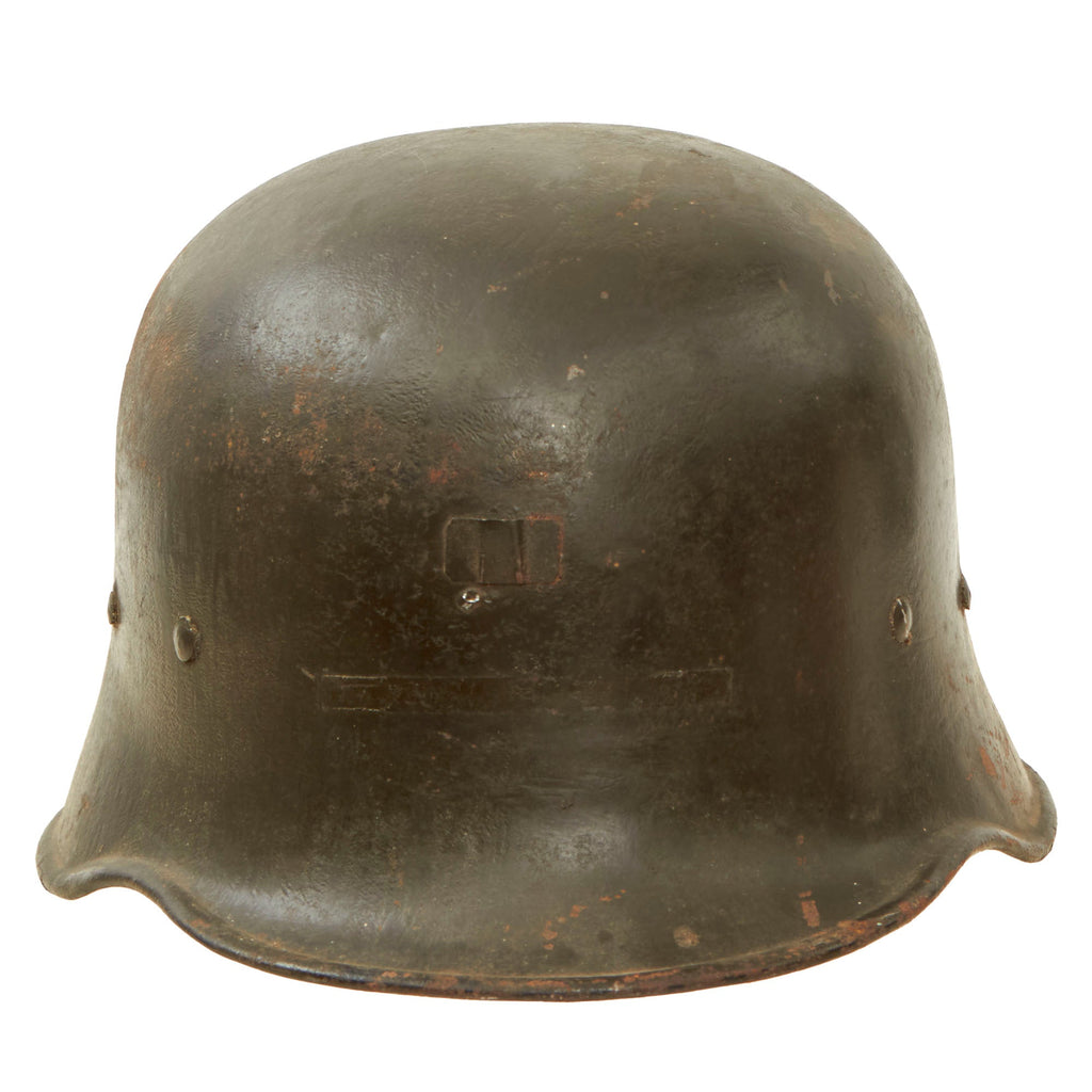 Original Scarce German WWII Prototype Spanish M41 Steel Helmet with Li ...