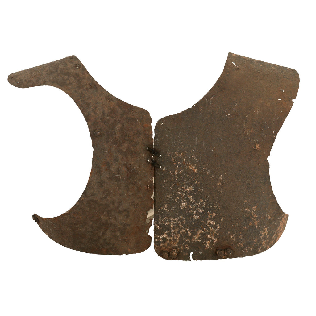 Original Soviet WWII Red Army Ground Dug M38 Steel Body Armor Fragment ...